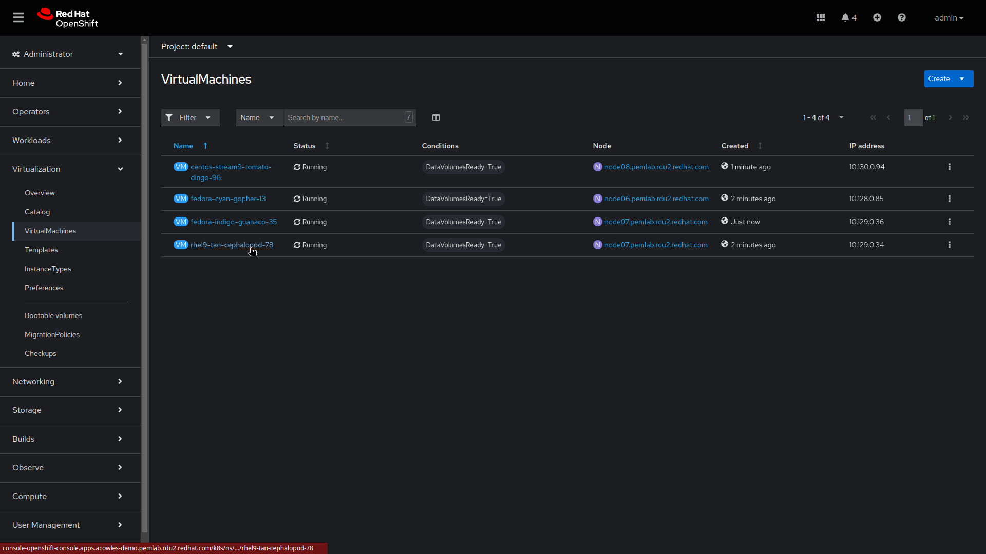 Get started with Red Hat OpenShift Virtualization